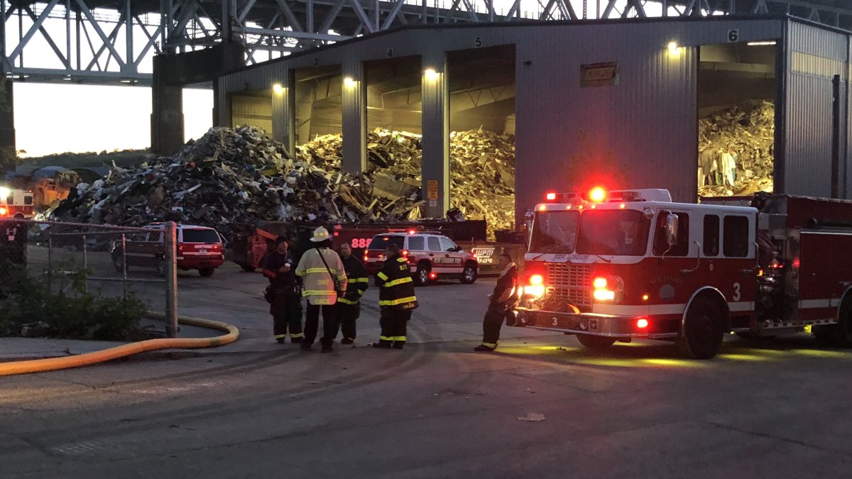 Piles of Trash on Fire at Transfer Station in New London: FD – NBC ...