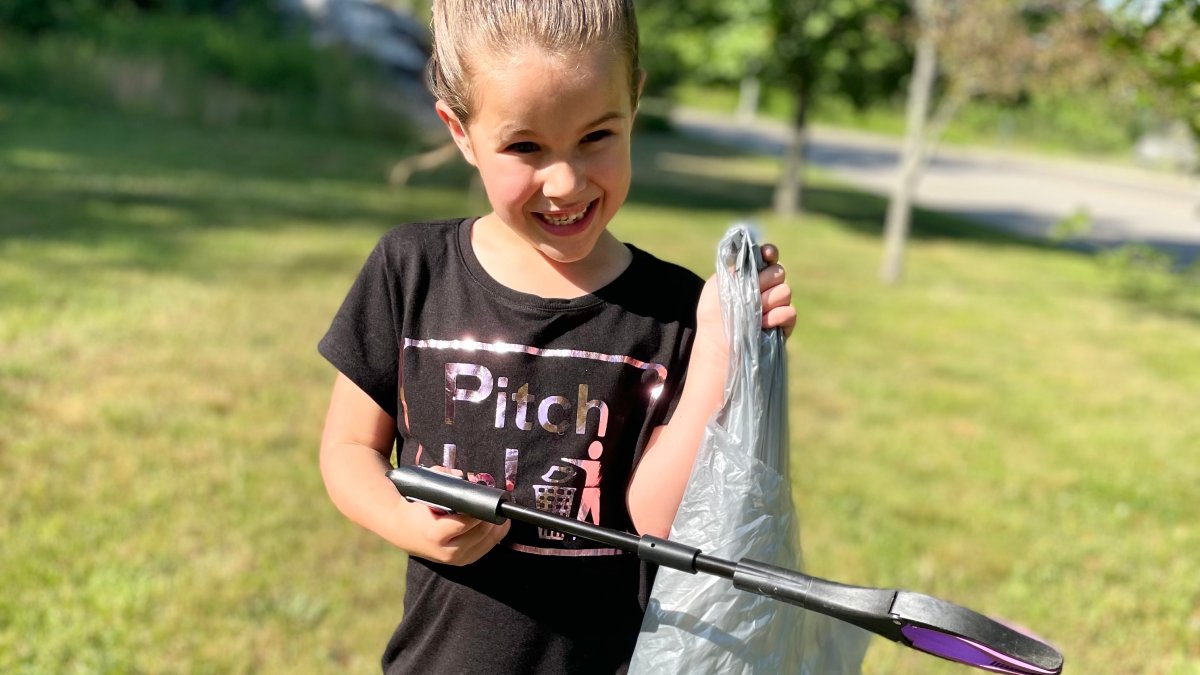 Bus Stop Garbage Girl On a Mission to Keep Earth Clean – NBC Connecticut