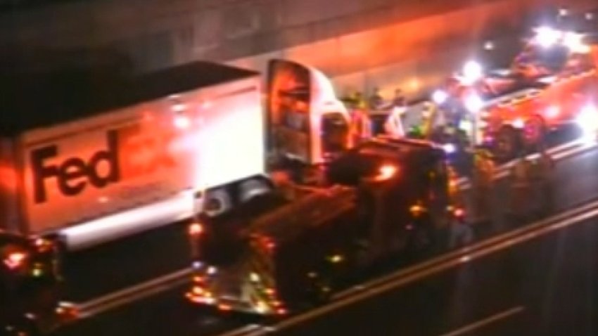 I-84 West in Manchester Reopens After Tractor-Trailer Crash – NBC Connecticut