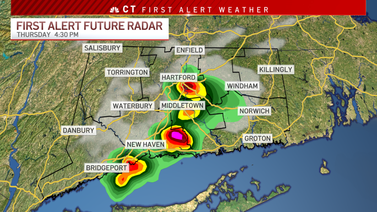 Severe Thunderstorms Warnings, Watches End in Connecticut – NBC Connecticut