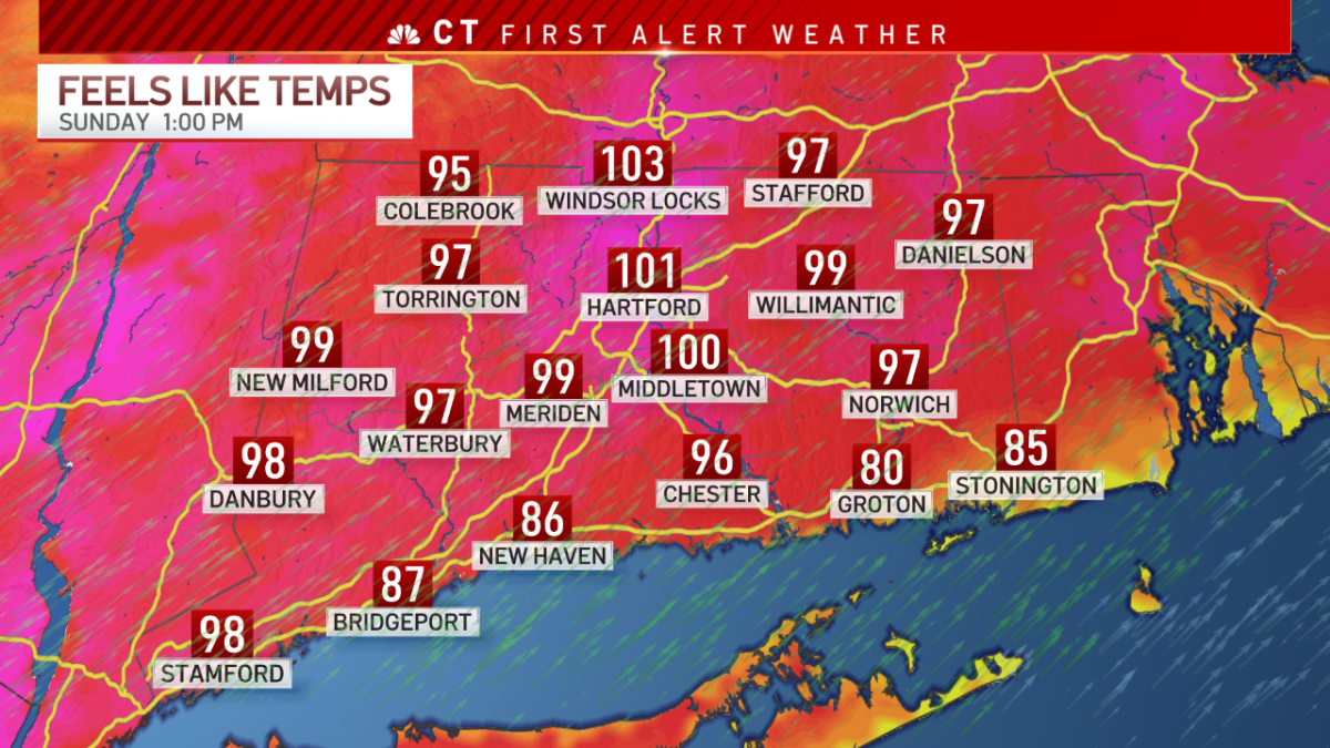 Serious Heat Expected in Connecticut on Sunday – NBC Connecticut