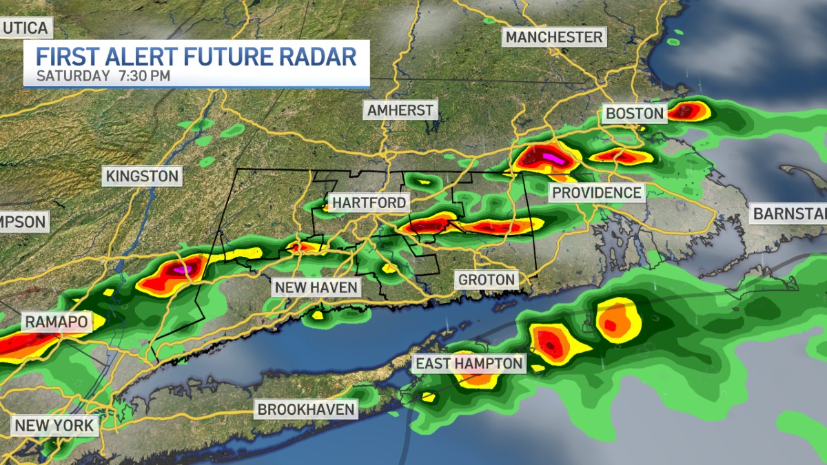 Severe Thunderstorms Possible Saturday in Connecticut – NBC Connecticut