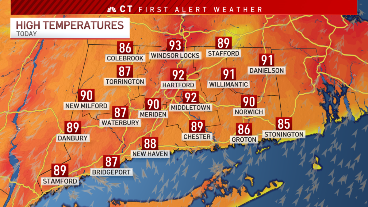 Heat Wave Enters Fifth Day for Parts of the State – NBC Connecticut