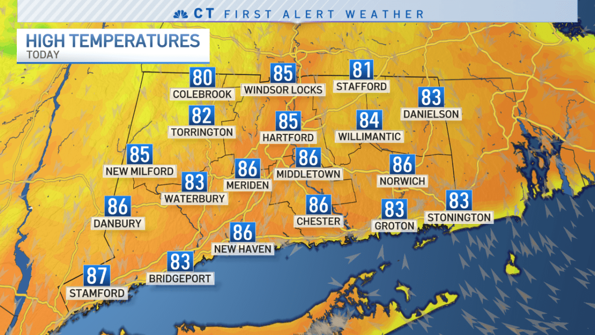 Sunshine and Warm Temperatures for the Weekend – NBC Connecticut