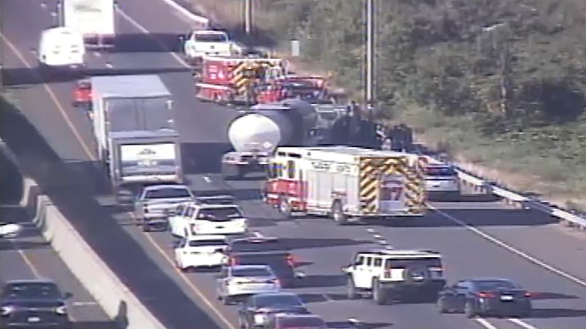 Tanker Truck Crash Caused Delays on I-95 South in East Lyme – NBC ...