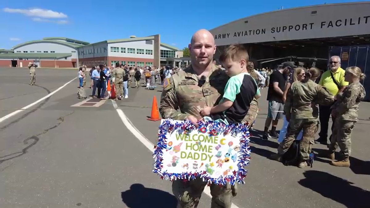 Homecoming for 60 CT National Guard Members Following Year-Long ...
