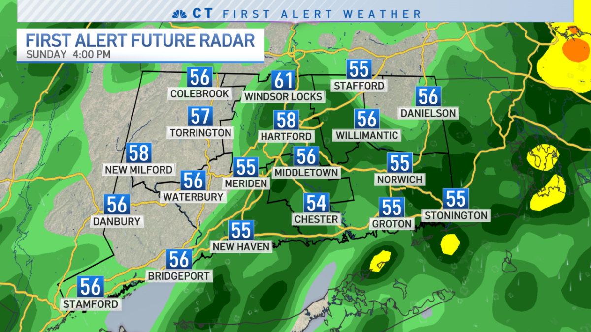 Cooler Temps, Showers Linger Into New Work Week – NBC Connecticut