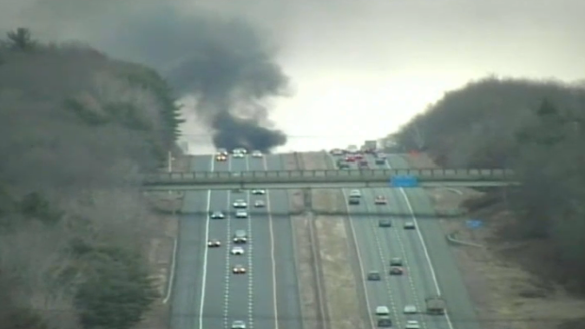 I-84 West in Tolland Reopens After Car Fire – NBC Connecticut