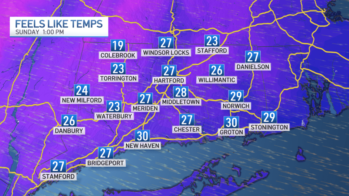 Blustery and Colder to End the Weekend – NBC Connecticut