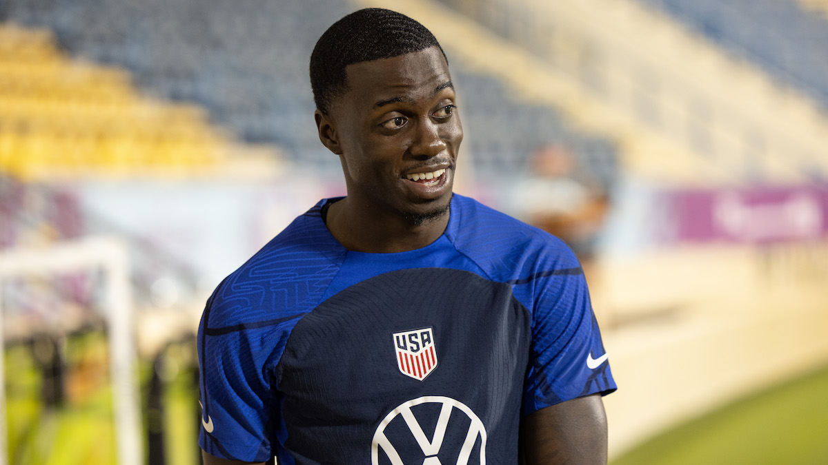Tim Weah Says USMNT Will ‘Slow Jam’ to Luther Vandross Before Saturday ...