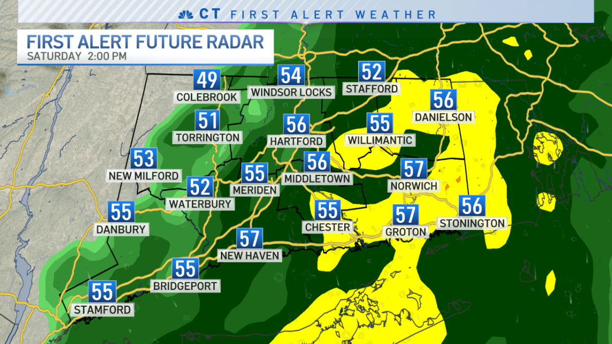 Rain and Strong Winds Expected Today – NBC Connecticut
