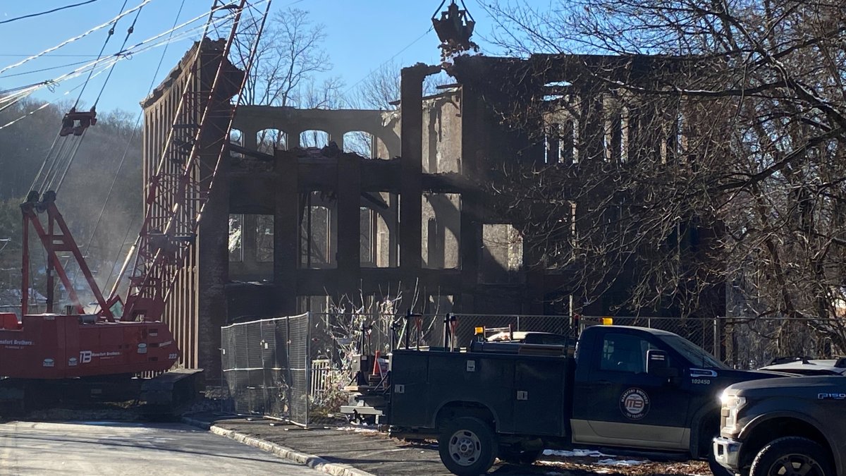 Crews Demolish Old Mill After Massive Fire in Vernon – NBC Connecticut Crews Demolish Old Mill After Massive Fire in Vernon – NBC Connecticut