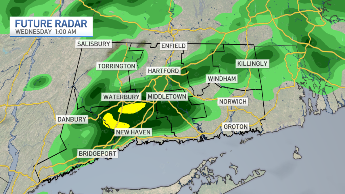 Tracking Rain Becoming Scattered Tonight – NBC Connecticut