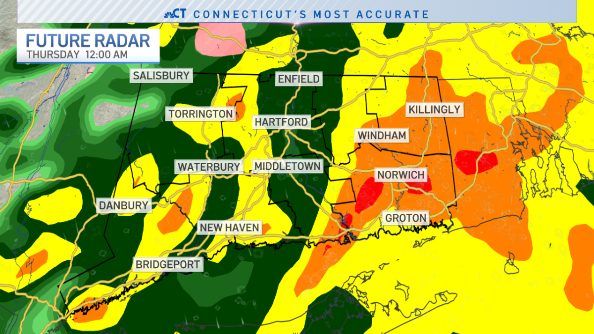 Heavy Rain, Thunder to Follow Quick Burst of Snow – NBC Connecticut