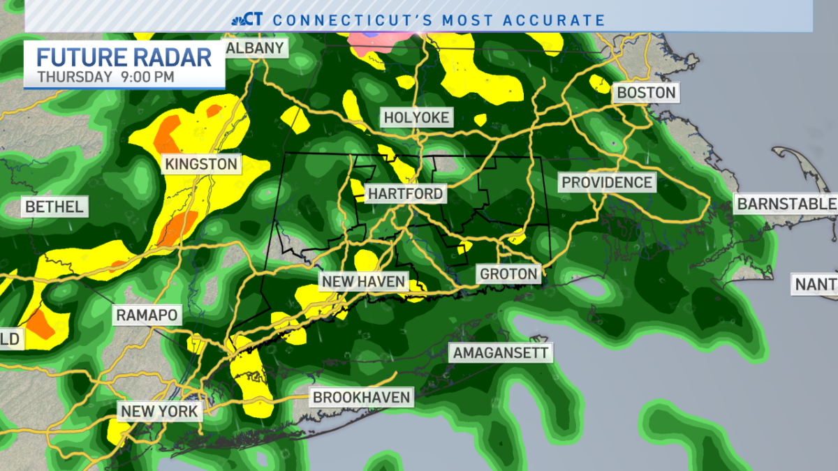 Tracking Snow Showers and Rain for Thursday – NBC Connecticut