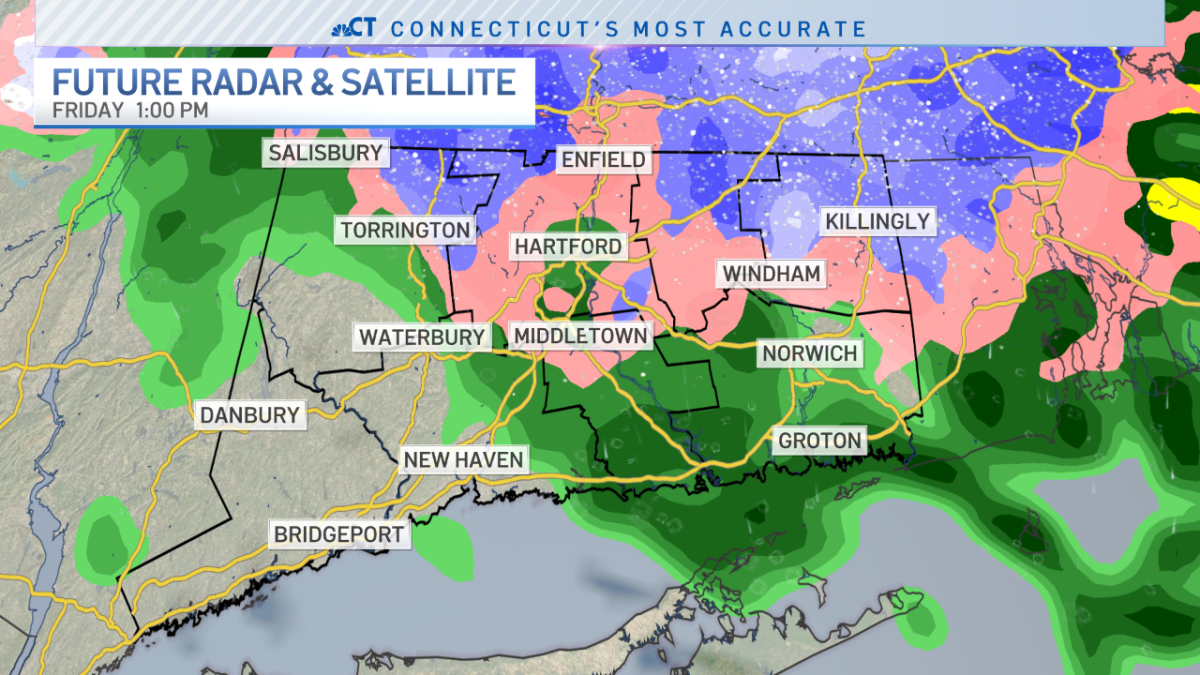 Rain and Snow Showers Likely Today – NBC Connecticut