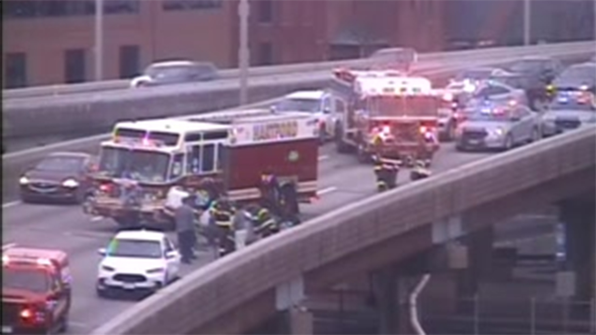 I-84 East Reopens in Hartford After Rollover Crash – NBC Connecticut