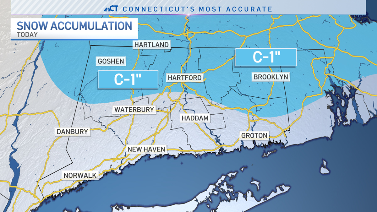 Temperatures in 40s After Snow, Sleet, Freezing Rain – NBC Connecticut