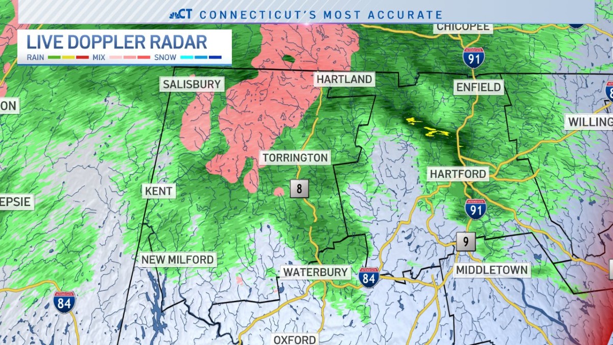 Parts of Connecticut Seeing Light Wintry Mix – NBC Connecticut