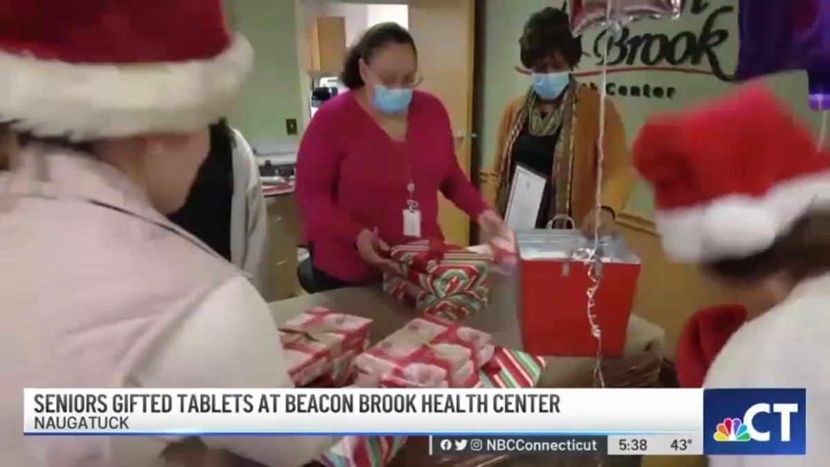 Seniors Surprised With iPads at Beacon Brook Health Center in Naugatuck ...