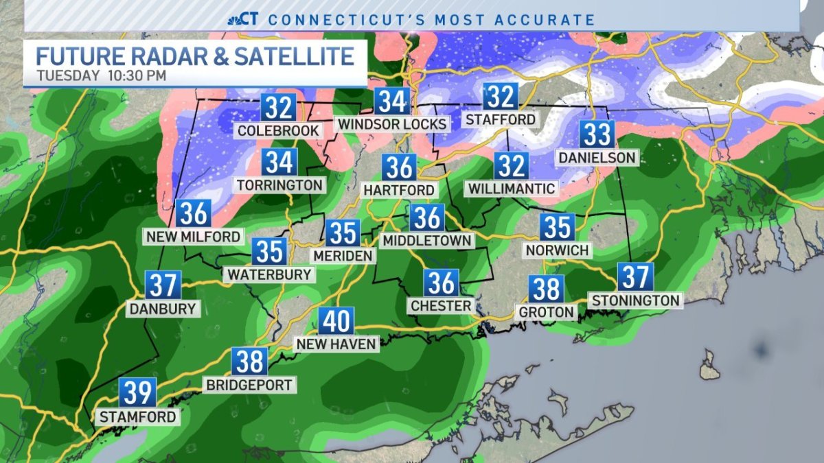 Rain Could Transition to Snow, Sleet in Parts of the State Tonight ...