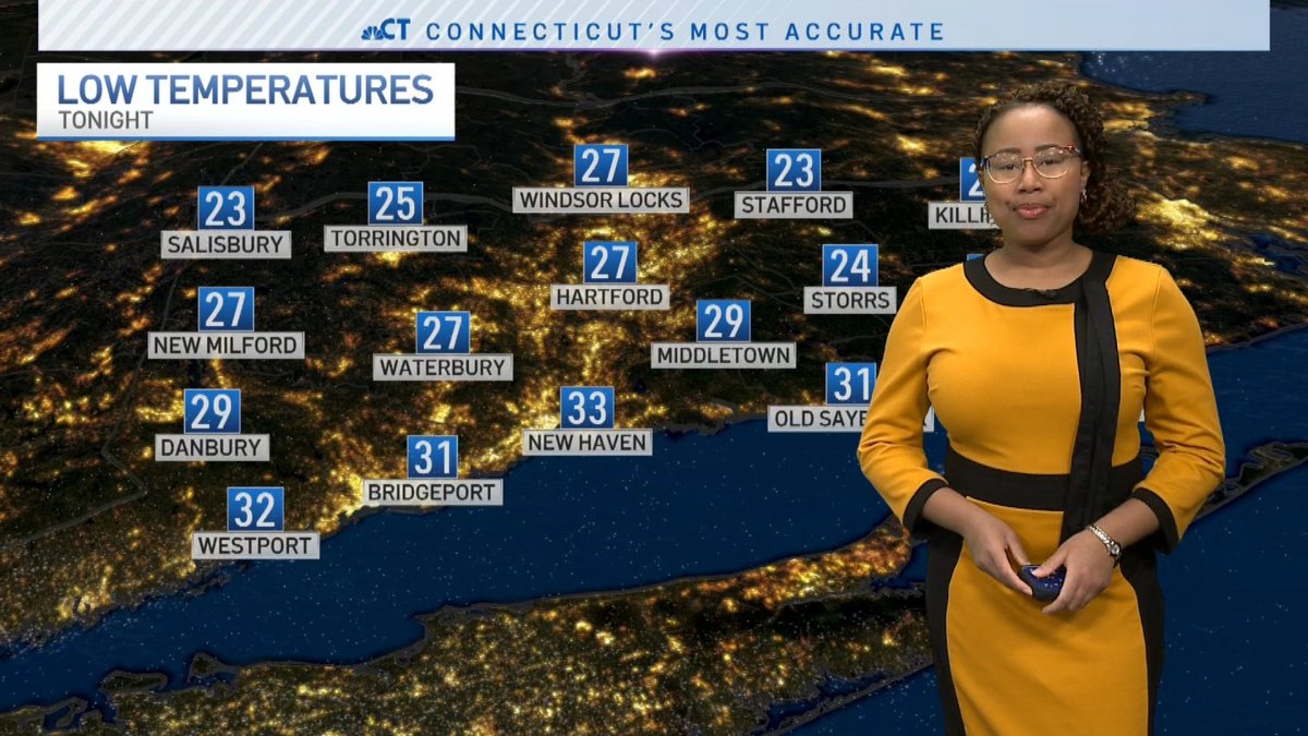 Overnight Forecast for March 7 – NBC Connecticut