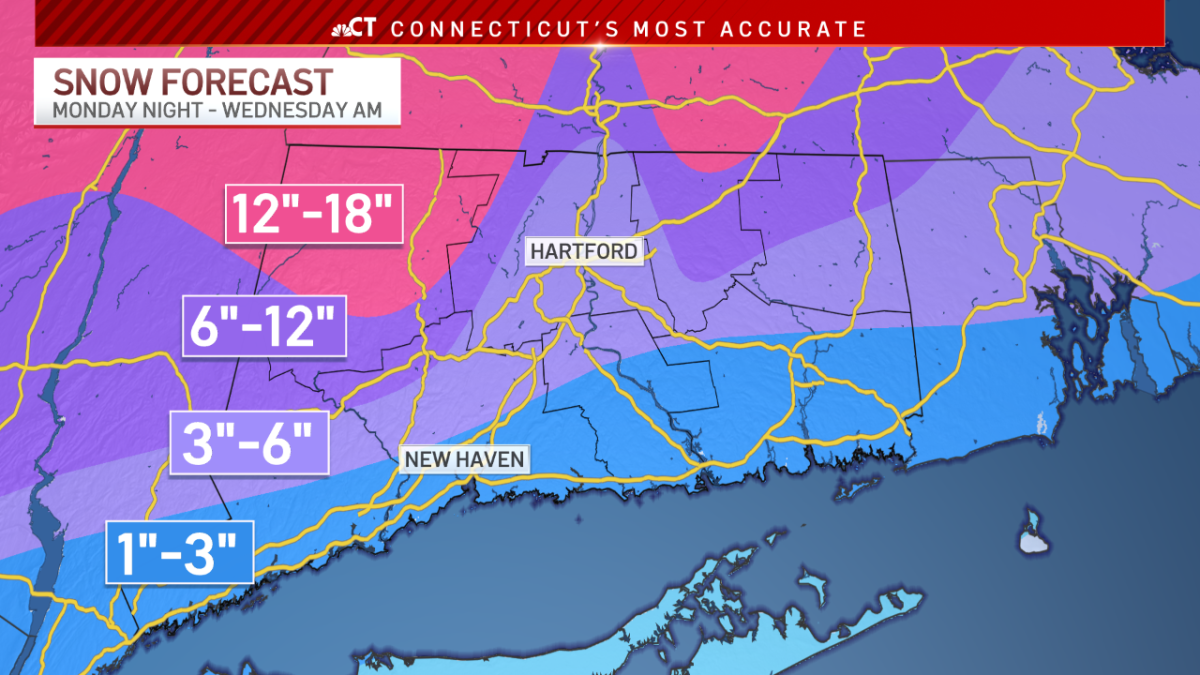 Tracking a Major Nor’Easter That Could Bring Over a Foot of Snow to ...
