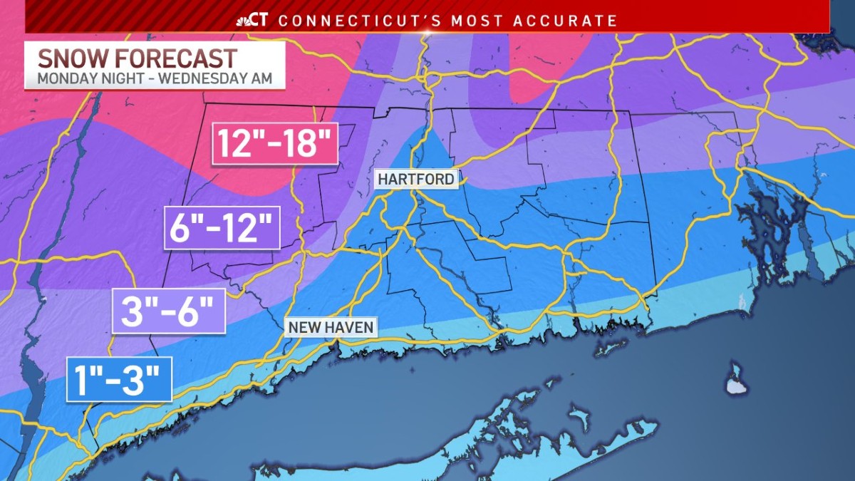 Nor’Easter Brings Pouring Rain, Snow to Parts of Connecticut – NBC ...