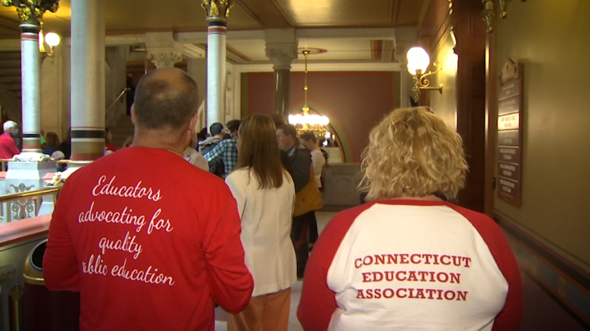 Teachers Rally at Capitol After Education Bill Stalls in Committee ...