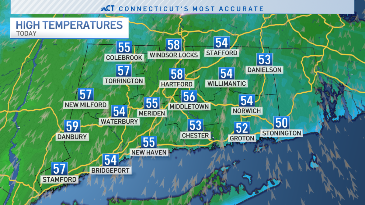 Sunny, Breezy and Milder Weather to Start the Week – NBC Connecticut