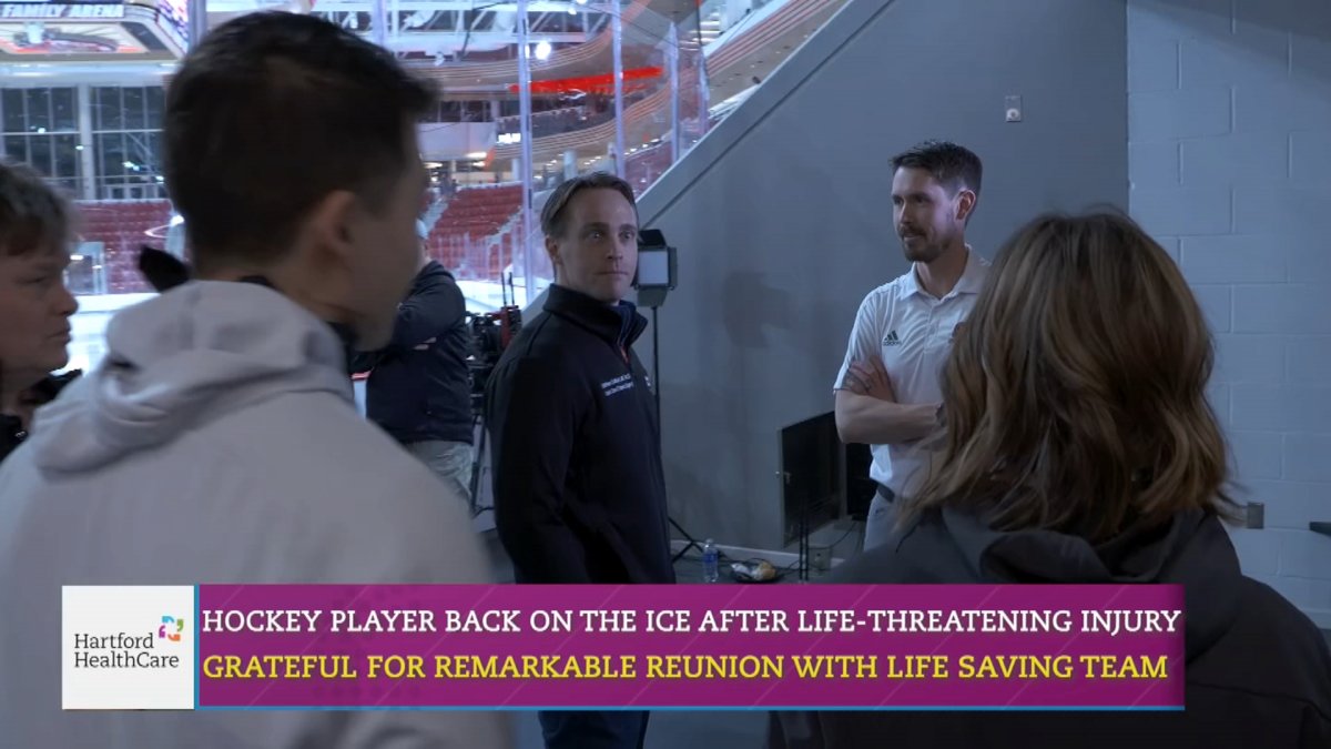 Hockey Player Back on the Ice After Life-Threatening Injury – NBC ...