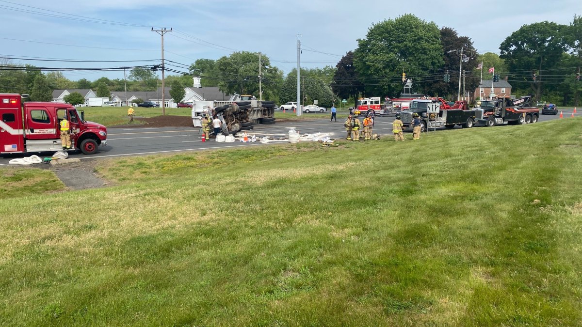 Route 20 in East Granby Reopens After Tractor-Trailer Rollover Crash ... Route 20 in East Granby Reopens After Tractor-Trailer Rollover Crash ...