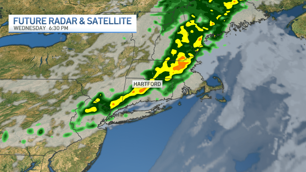 Tracking Showers and Thunderstorms for This Evening – NBC Connecticut