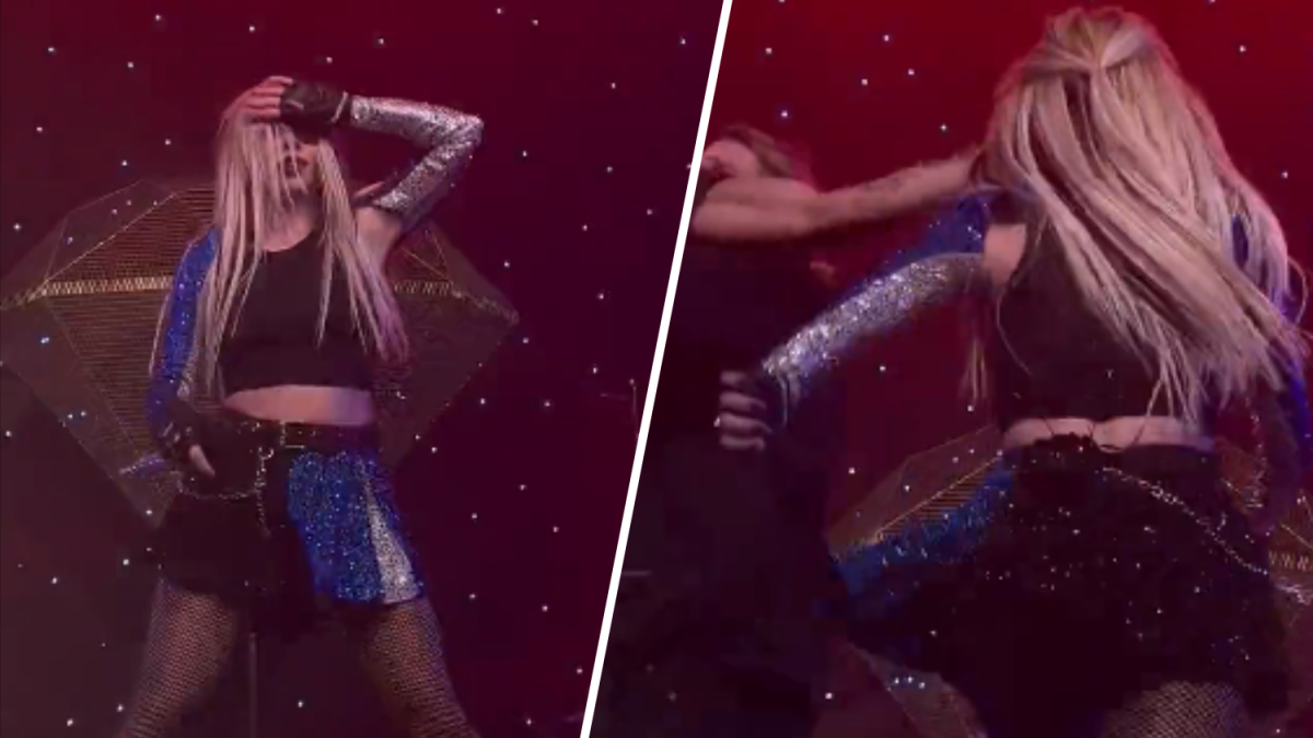 Concertgoer gets on stage and slaps Ava Max during show in Los Angeles ...