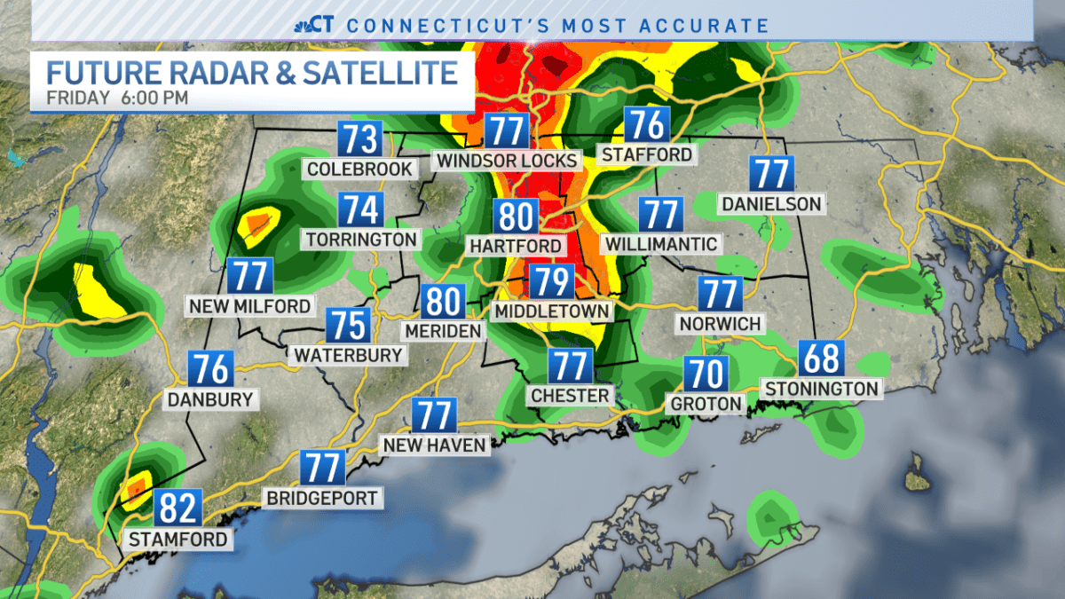 Thunderstorms With Heavy Downpours, Gusty Wind Possible Friday – NBC ...