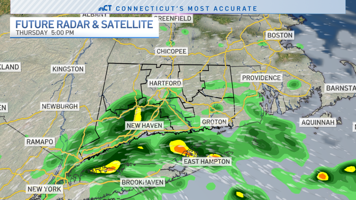 Tracking showers and rising humidity to end the week – NBC Connecticut