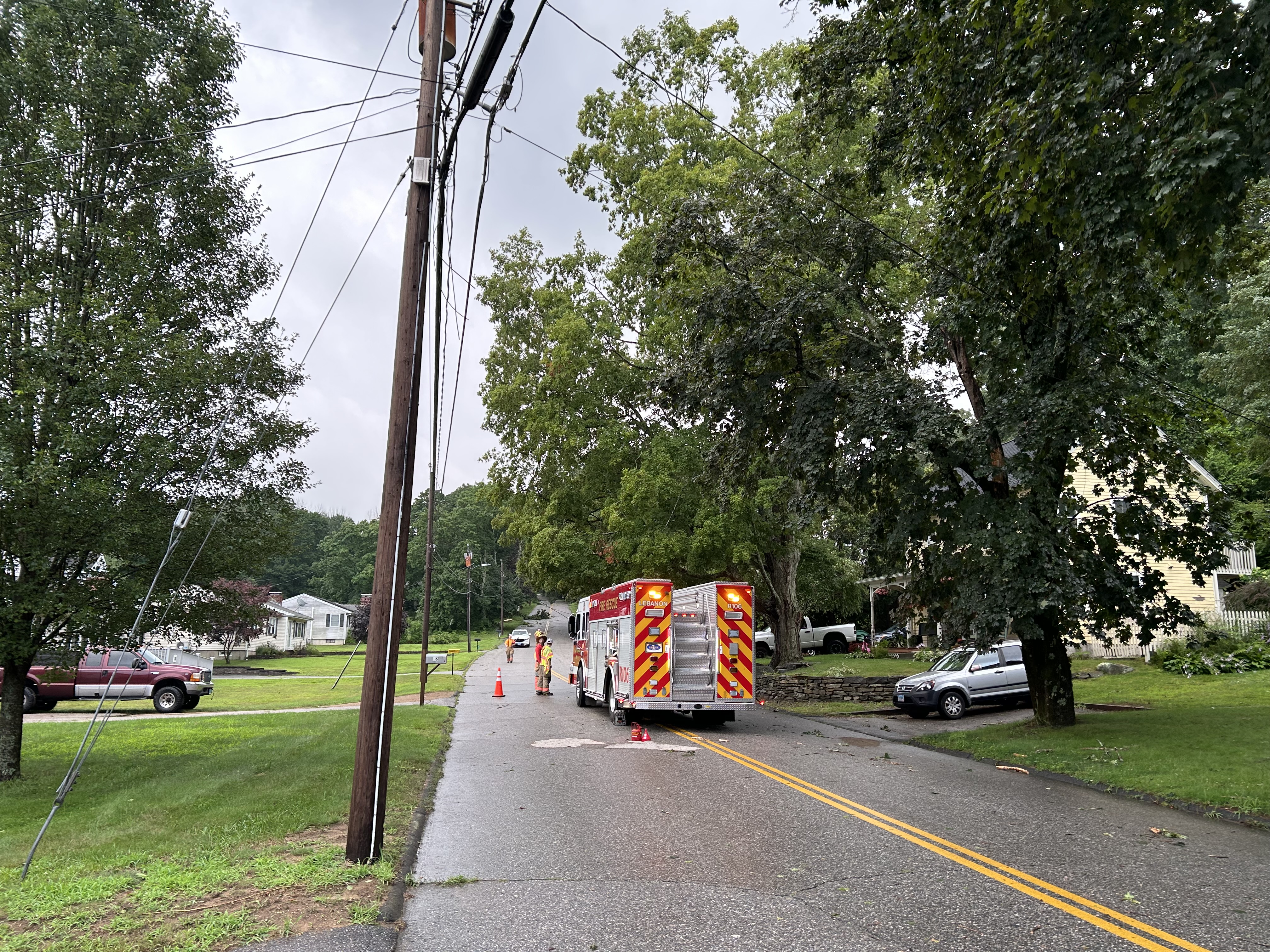 Damage and flooding reported across CT as severe storms move through ...