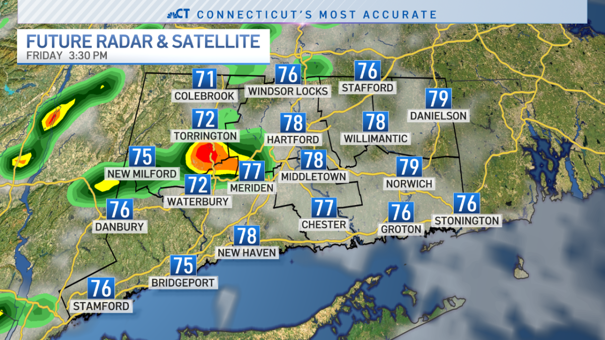 Rain moves in Friday morning, severe storms possible by afternoon – NBC ...