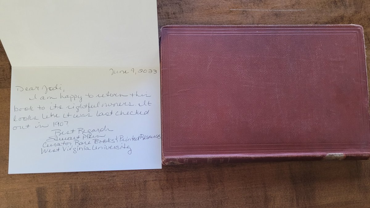 New Bedford Library’s overdue book returned over 100 years late – NBC ...