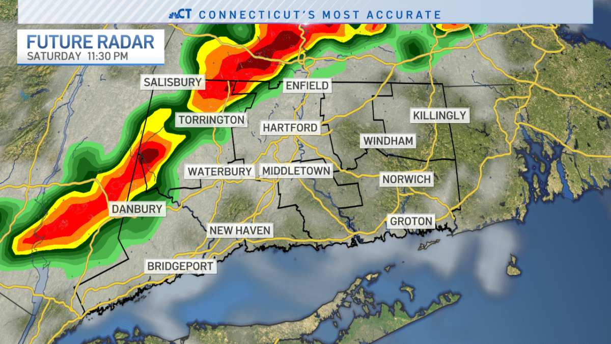 Strong to severe storms possible in parts of the state Saturday night ...