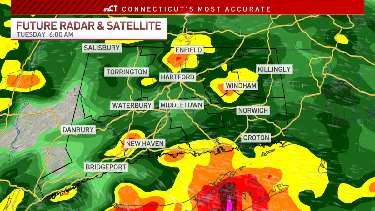 Tracking possibly severe storms Tuesday morning – NBC Connecticut