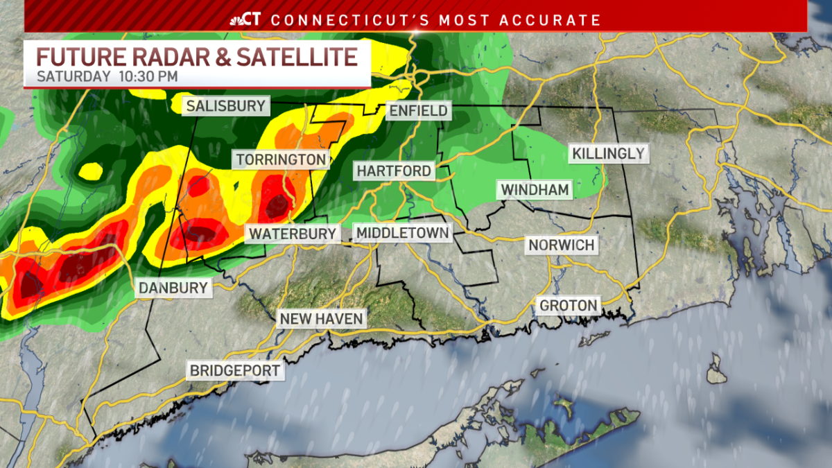 Storms possible overnight into Sunday morning – NBC Connecticut