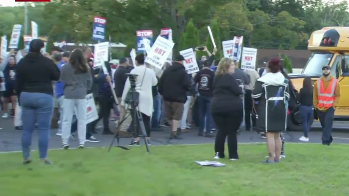 School bus driver strike begins on third day of school in Meriden – NBC ...