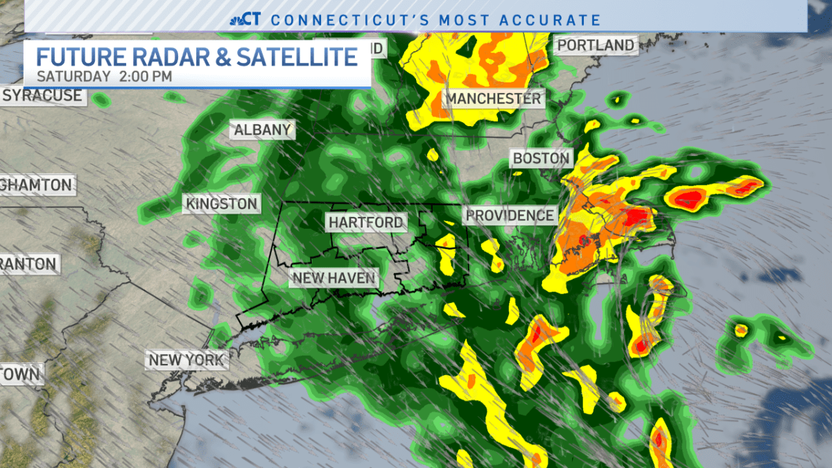 Rain chances go down overnight as the wind picks up – NBC Connecticut