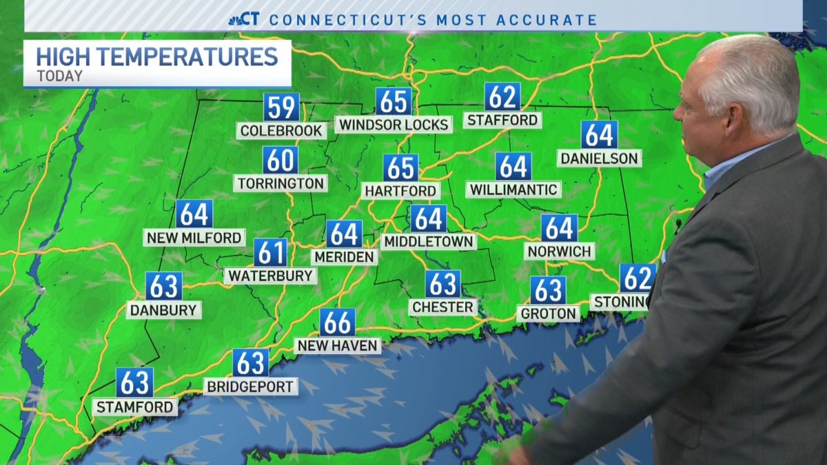 Morning forecast for Oct. 18 – NBC Connecticut