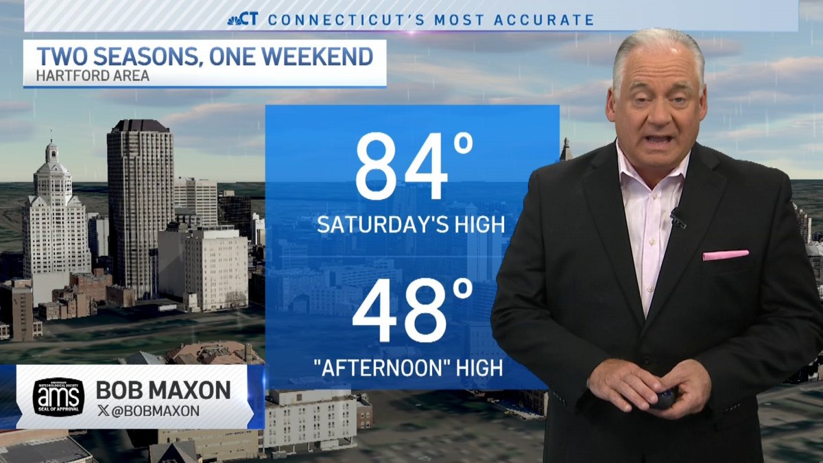 Early morning forecast for Monday, October 30 – NBC Connecticut