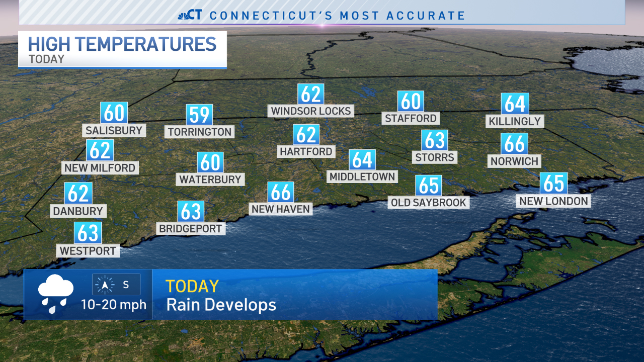 Rain continues tonight and dampens another weekend – NBC Connecticut