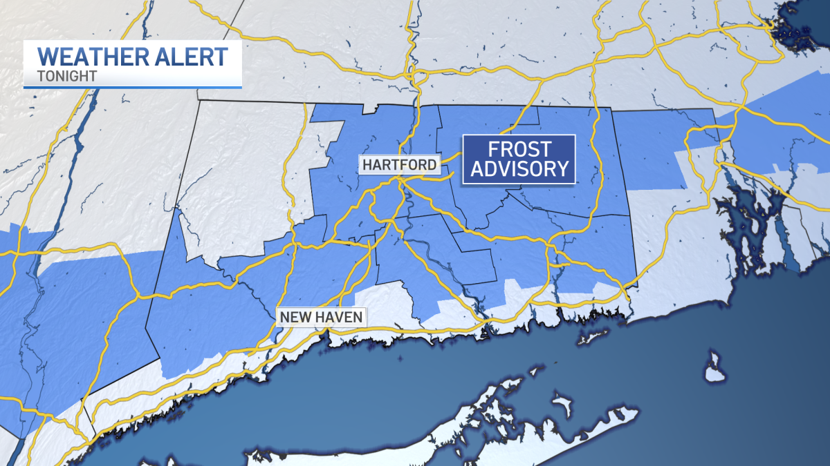 Frost advisories issued for parts of Connecticut Tuesday morning – NBC ...