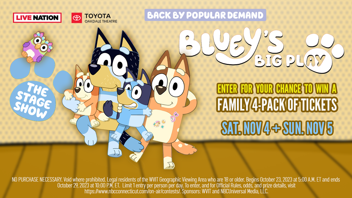 Live Nation CT Bluey’s Big Play ticket sweepstakes – NBC Connecticut