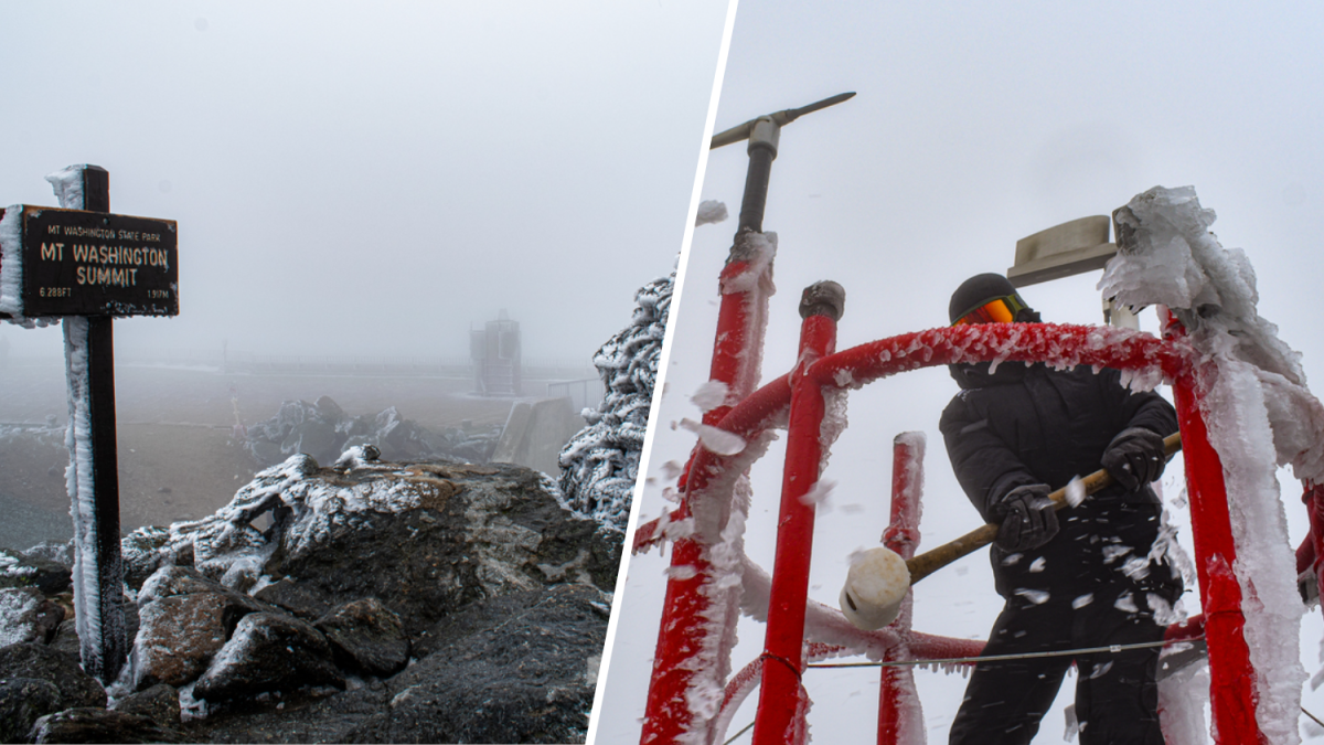 First snowfall recorded atop Mount Washington – NBC Connecticut